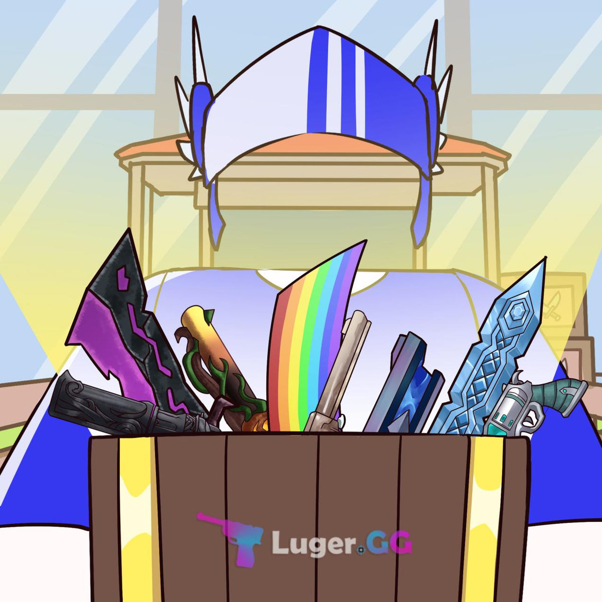 Luger GG - Shop for MM2 Godlys, Guns, and Knives!